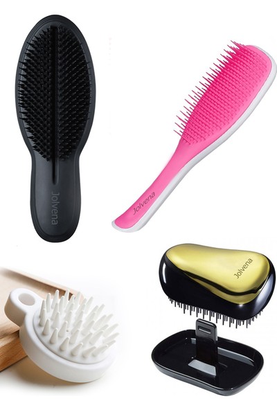 Jolvena 4'lü Tarak Fırça Seti