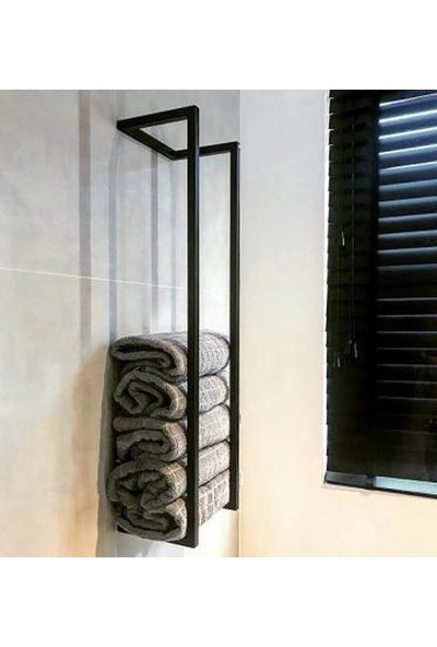 Wess Dizayn Metal Banyo Rafı Havluluk WD-225 Wess Dizayn Metal Banyo Rafı Havluluk WD-225