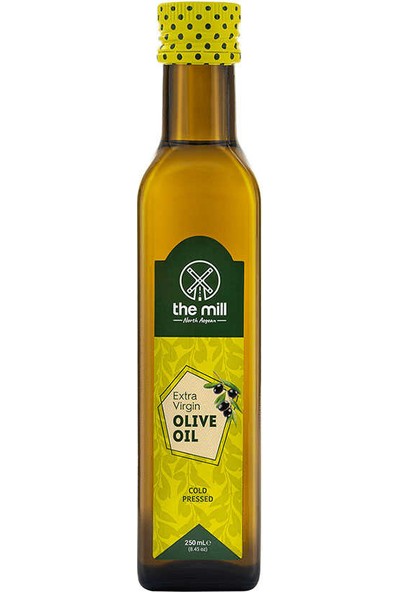 ​The Mill Yüksek Kalite Natürel Sızma Zeytinyağı Cam Şişe 250 ml