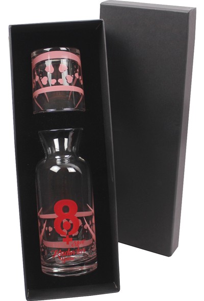 Elsanat 8 Mart Başucu Sürahi Seti Elsanat 8 Mart Başucu Sürahi Seti