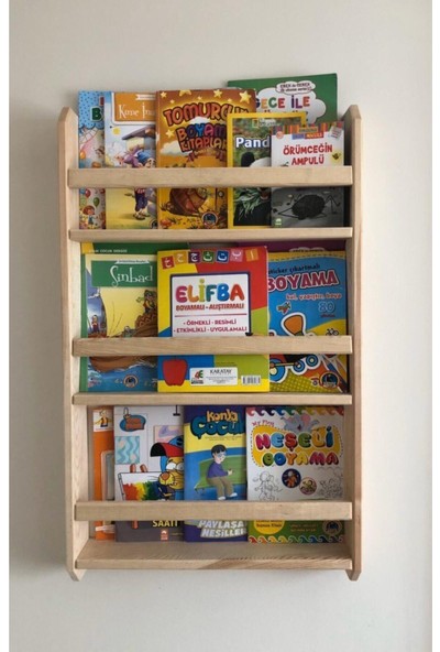 Olcay Aksesuar Ahşap Montessori Ahşap Duvar Rafı Dekoratif Raf 90 cm Olcay Aksesuar Ahşap Montessori Ahşap Duvar Rafı Dekoratif Raf 90 cm