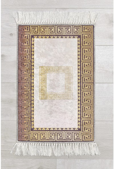 Dora Saçaklı Paspas 40X60 - Sarı