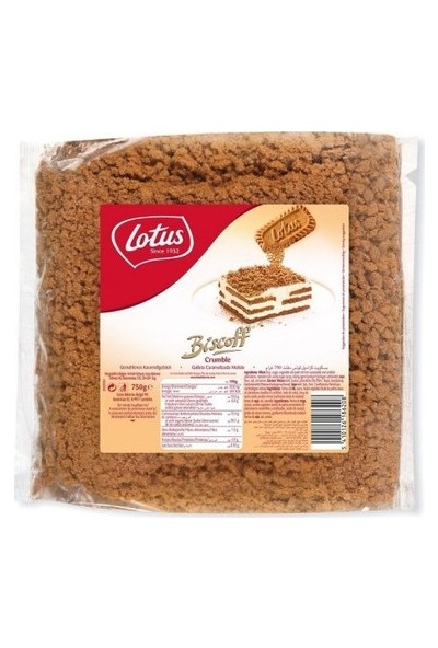 Lotus Biscoff Crumble Bisküvi Kırıntısı 750 gr Lotus Biscoff Crumble Bisküvi Kırıntısı 750 gr