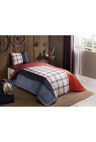 Taç Cloud Kırmızı Çift Kişilik Kapitoneli Nevresim Takımı Taç Cloud Kırmızı Çift Kişilik Kapitoneli Nevresim Takımı