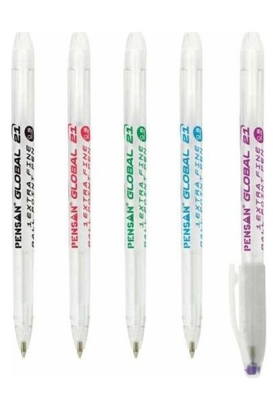 Pensan Global 5 Renk Tükenmez Kalem Seti Pensan Global 5 Renk Tükenmez Kalem Seti