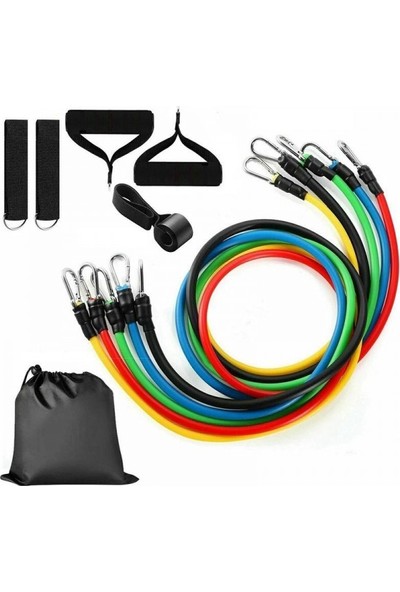 Leyaton Latex Direnç Lastiği Egzersiz Direnç Lastiği Full Set Leyaton Latex Direnç Lastiği Egzersiz Direnç Lastiği Full Set