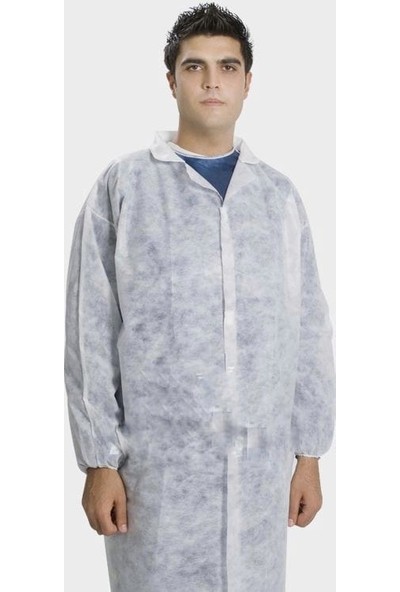 Amet Sağlık Ürünleri Tek Kullanımlık Ziyaretçi Önlüğü Standart Beden Beyaz 50'lİ Paket Amet Sağlık Ürünleri Tek Kullanımlık Ziyaretçi Önlüğü Standart Beden Beyaz 50'lİ Paket