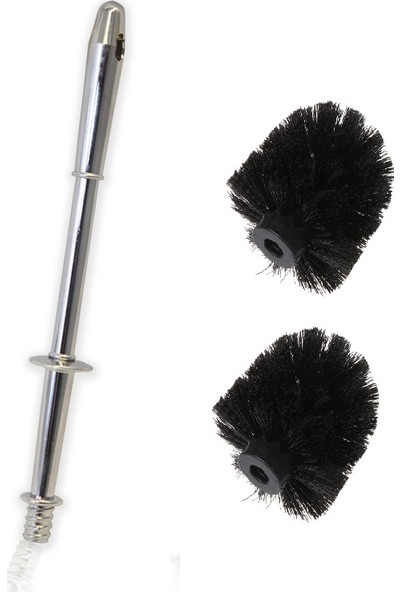 Rc Home Yedek Klozet Fırça Sapı ve 2 Adet Yedek Fırça Ucu ( Üniversal Tuvalet Fırçası) Rc Home Yedek Klozet Fırça Sapı ve 2 Adet Yedek Fırça Ucu ( Üniversal Tuvalet Fırçası)