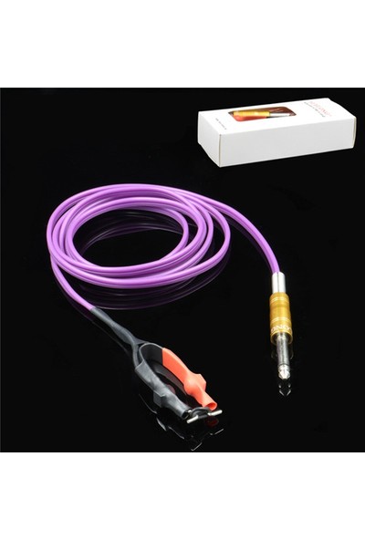 Xline XLC-2104 Purple Dövme Makinesi Clip Cord Bağlantı Kablosu Xline XLC-2104 Purple Dövme Makinesi Clip Cord Bağlantı Kablosu
