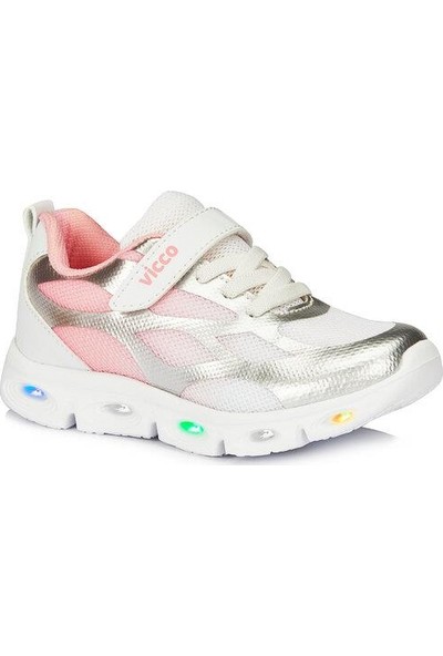 Vicco Woo Işıklı Kız Bebe Gümüş Spor Ayakkabı