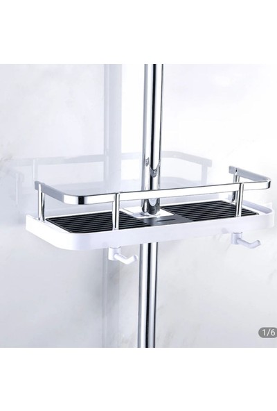 Hesaplı Hırdavat Lüx Paslanmaz Şampuanlık Organizer