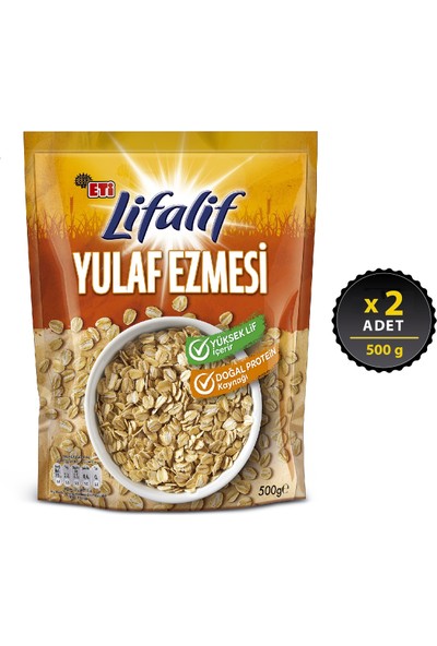 Eti Lifalif Yulaf Ezmesi 500 g x 2 Adet