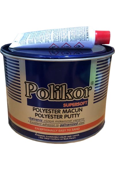 Polikor Polyester Macun Kaporta Tamir Macunu 2700 gr