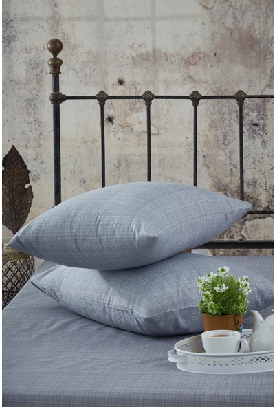 Bonjardin Home 2'li Gri 50 x 70 cm Ranforce Yastık Kılıfı Bonjardin Home 2'li Gri 50 x 70 cm Ranforce Yastık Kılıfı
