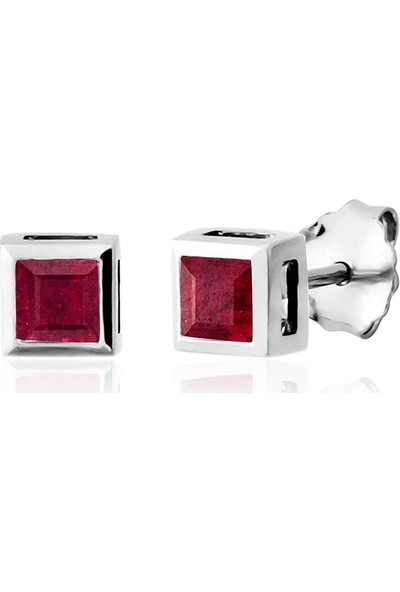 İber Diamond İber 0.86 Karat Yakut Taşlı Küpe- PKP0487