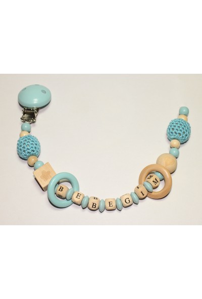 3K İsimli Ahşap Emzik Zinciri / Emzik Askısı / Bebeğe Hediyelik 3K İsimli Ahşap Emzik Zinciri / Emzik Askısı / Bebeğe Hediyelik