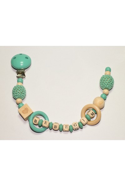 3K İsimli Ahşap Emzik Zinciri / Emzik Askısı / Bebeğe Hediyelik 3K İsimli Ahşap Emzik Zinciri / Emzik Askısı / Bebeğe Hediyelik