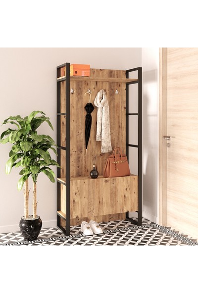 Yurudesign ML13 Iron Metal Vestiyer Portmanto Ayakkabılık Yurudesign ML13 Iron Metal Vestiyer Portmanto Ayakkabılık