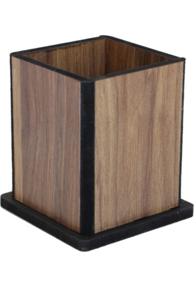 Hobimax Dekoratif Ahşap Kalemlik Açık Kahverengi Hobimax Dekoratif Ahşap Kalemlik Açık Kahverengi