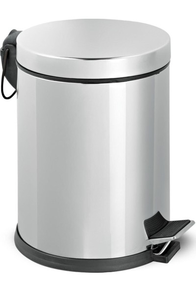 Layrol Paslanmaz Pedallı Çöp Kovası 5 Lt