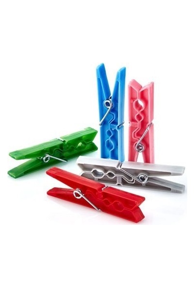 Zambak Çınar Plastik Mandal 24'lü