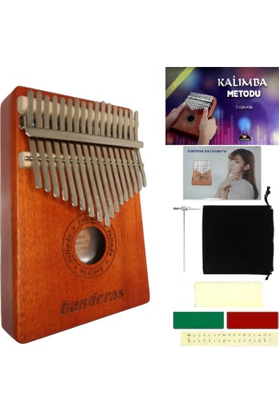 Banderas 17 Tuşlu Kalimba ve Kalimba Metodu Banderas 17 Tuşlu Kalimba ve Kalimba Metodu
