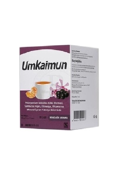 ABDİ İBRAHİM Umkaimun 15 Saşe 180 gr