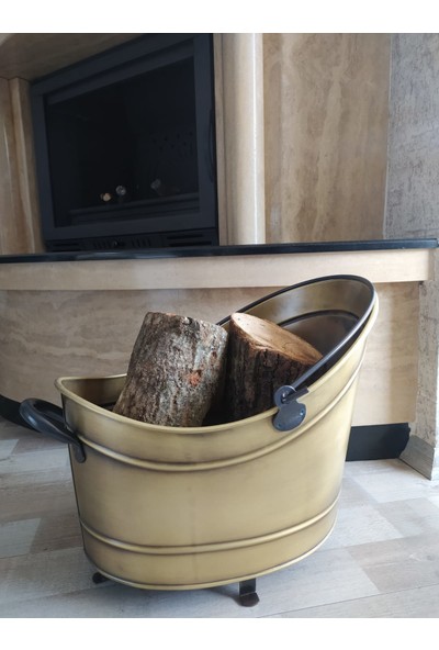 Beyaz Şömine Odunluk