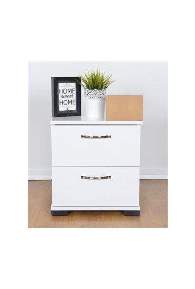 Kzy Mobilya Kzy Mobilya 2 Çekmeceli Komidin Şifonyer