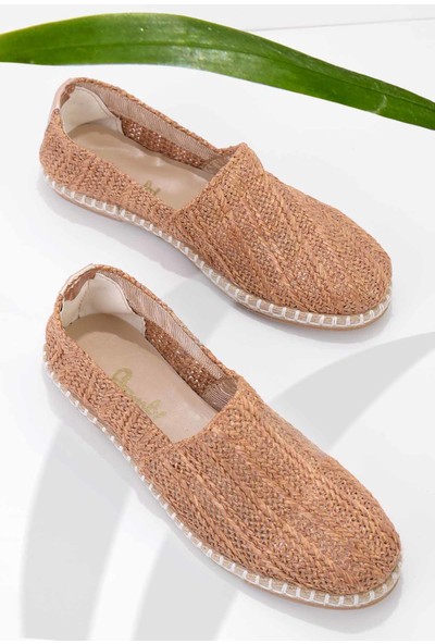 Bambi Taba Örgü Kadın Espadril K01534100028 Bambi Taba Örgü Kadın Espadril K01534100028