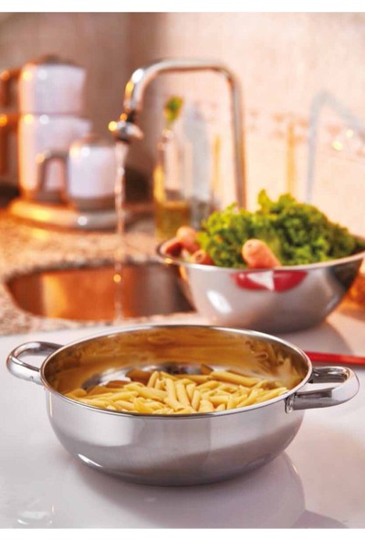 Vip Kitchen Vipkitchen Paslanmaz Çelik Kulplu Makarna Süzgeci 2 Adet Vip Kitchen Vipkitchen Paslanmaz Çelik Kulplu Makarna Süzgeci 2 Adet