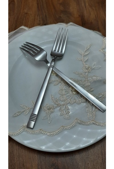 Kardelen 6 Adet Turkuaz Tatlı Çatal