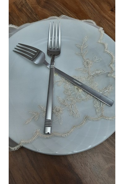 Kardelen 6 Adet Turkuaz Yemek Çatalı