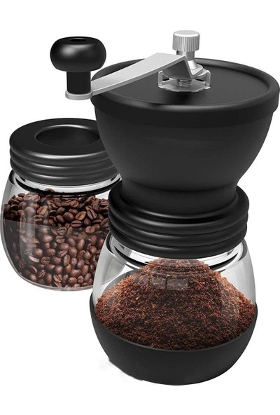 Nivagatore Cam Seramik Öğütücülü Kahve Değirmeni