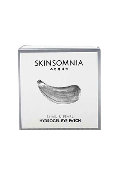 Skinsomnia Snail&Pearl Hydrogel Eye Patch 60ad/90gr Skinsomnia Snail&Pearl Hydrogel Eye Patch 60ad/90gr