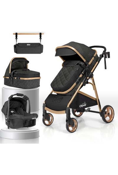 Kiwi City Way 5 In 1 Travel Sistem Bebek Arabası