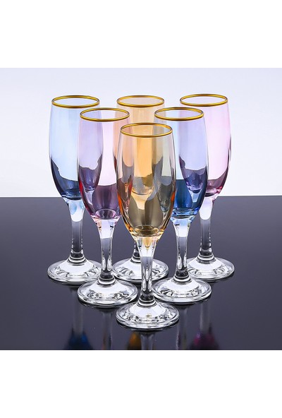 Paşabahçe Kahve Yanı Su Bardağı 6 Kişilik 3 Renk