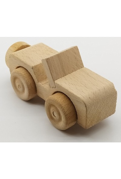 Vavsan Montessori Ahşap Üstü Açık Spor Araba Vavsan Montessori Ahşap Üstü Açık Spor Araba