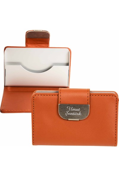 Hediye Rengi İsme Özel Taba Tokalı Kartvizitlik Hediye Rengi İsme Özel Taba Tokalı Kartvizitlik