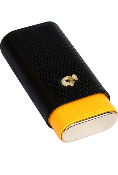 Cohiba 3'lü Siyah Içi Sedir Orta Boy Deri Puro Kılıfı Kutusu Cohiba 3'lü Siyah Içi Sedir Orta Boy Deri Puro Kılıfı Kutusu