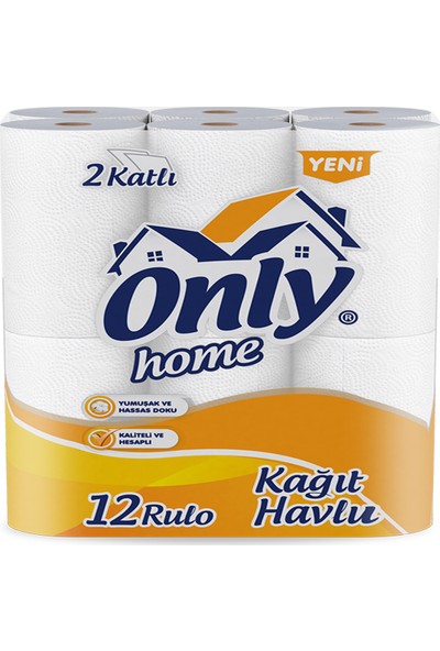 Only Home Kağıt Havlu 12'lı Paket Only Home Kağıt Havlu 12'lı Paket