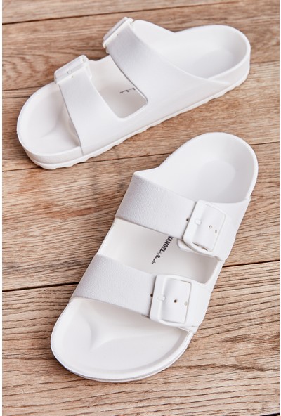 Bambi Beyaz Kadın Terlik