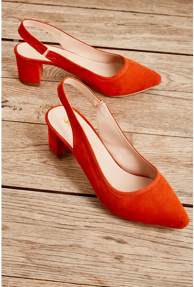 Bambi Turuncu Kadın Ayakkabı