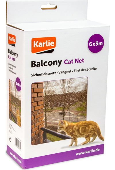 Karlıe Kedi Için Balkon Ağı 6m x 3m