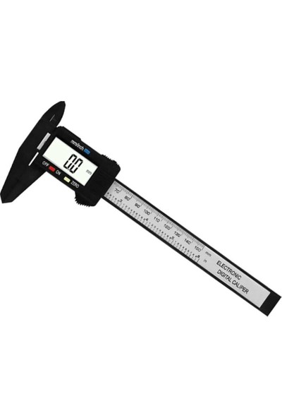 Zauss 150mm Lcd Ekranlı Çok Fonksiyonlu Dijital Kumpas Renk Seçenekli