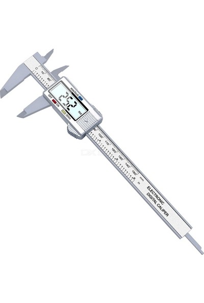 Zauss 150mm Lcd Ekranlı Çok Fonksiyonlu Dijital Kumpas Renk Seçenekli