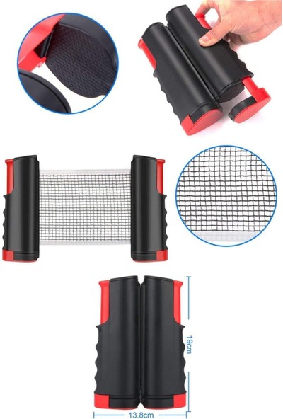 Ay Ticaret Taşınabilir Kaymaz Ping Pong Masa Tenisi Filesi Ay Ticaret Taşınabilir Kaymaz Ping Pong Masa Tenisi Filesi