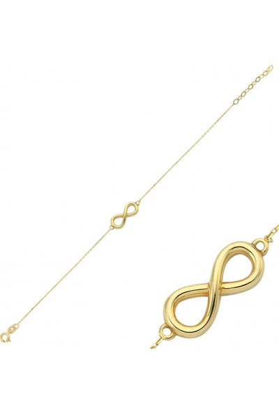 Online Takı Altın Sonsuzluk Bilekliği