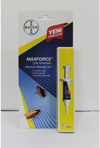 Bayer Maxforce Hamamböceği Platin Jeli 5 gr Bayer Maxforce Hamamböceği Platin Jeli 5 gr