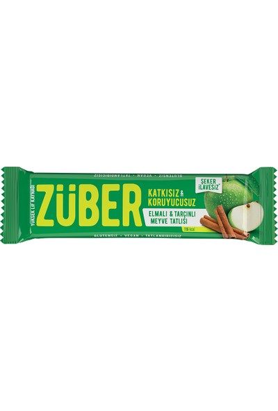 Züber Elmalı Ve Tarçınlı Doğal Meyve Tatlısı 40 gr Züber Elmalı Ve Tarçınlı Doğal Meyve Tatlısı 40 gr